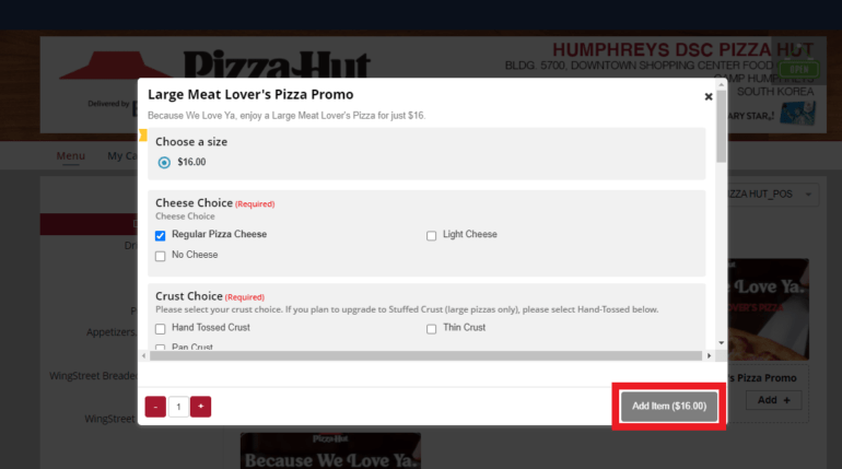 Camp Humphreys Delivery: Easy Ways To Order Food In and Around Camp ...